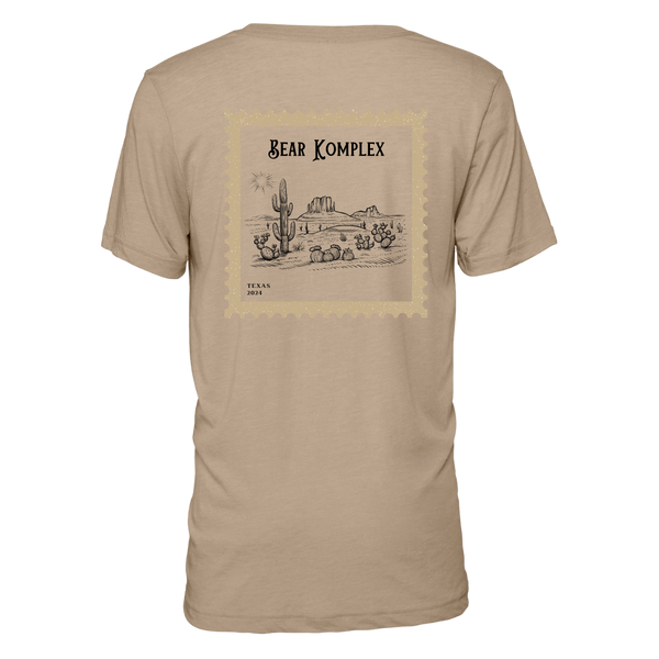 Postage Stamp T-Shirt – Bear KompleX